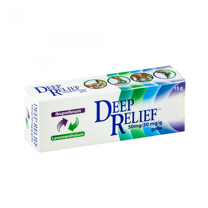 Deep Relief 50 mg/30 mg/g gelis 50 g | BENU vaistin ...