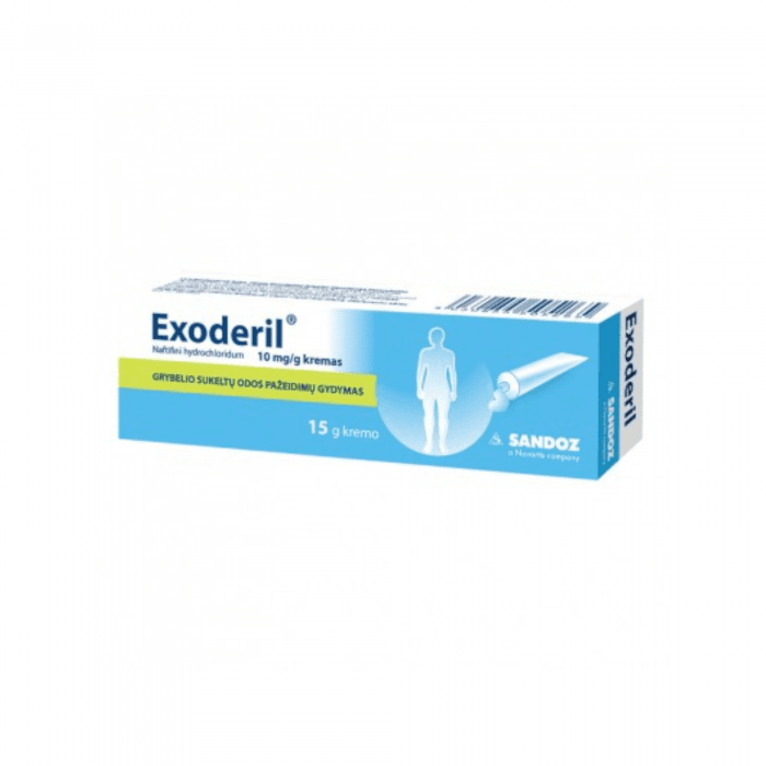 Exoderil 10 mg/g kremas 15 g | BENU vaistinė interne ...