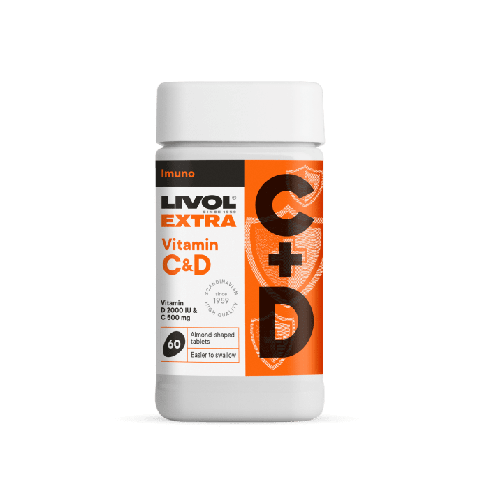 LIVOL EXTRA C+D, 60 tabl. | BENU vaistinė internete ...